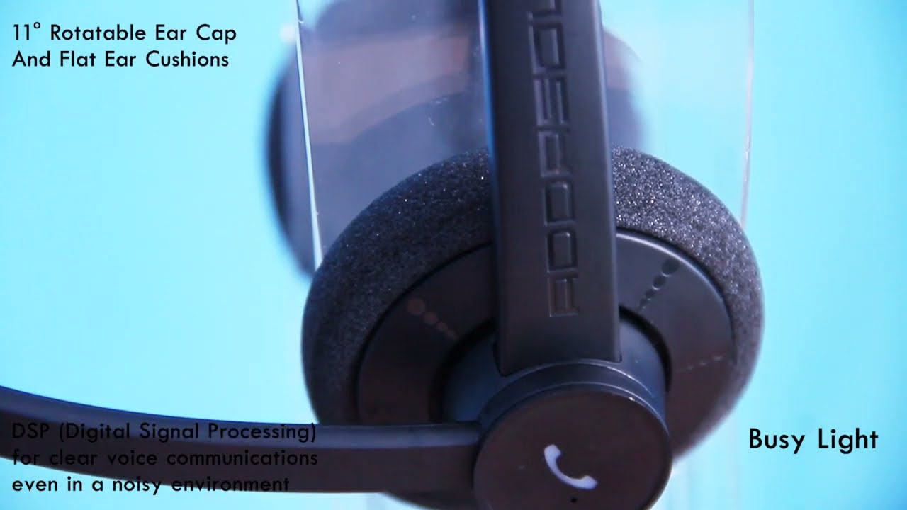 Headset ADDASOUND EPIC 302 Entry Level UC/USB Headsets For Office - YouTube