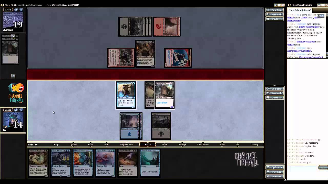 Channel LSV - Magic 2015 Draft #2 (Match 3, Game 3) - YouTube