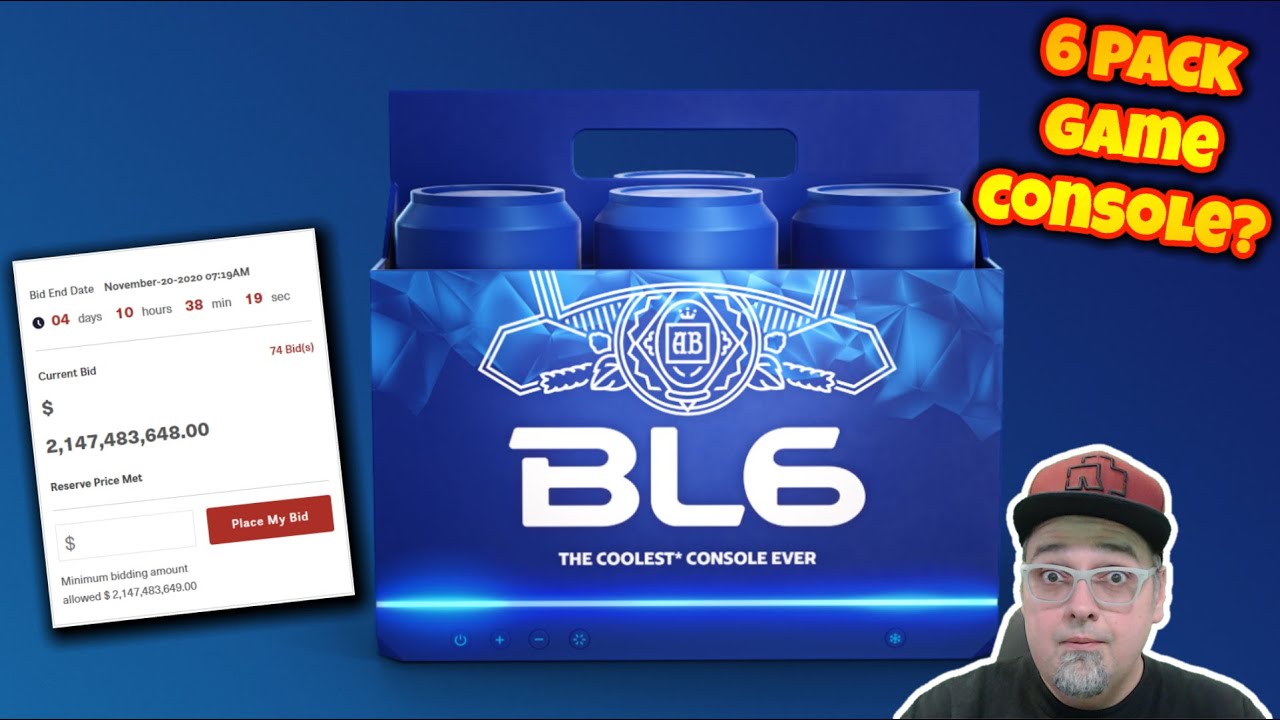 What The Heck Is This Thing?! The BL6 Gaming Console! Cools Drinks ...