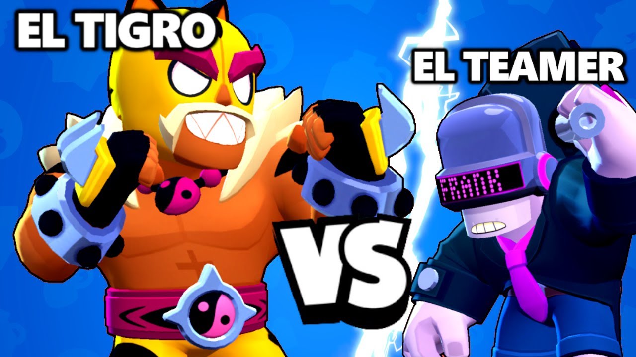 Jachete Le Nouveau Skin El Tigro Et Jaffronte Des Teamers En Survivant Solo Brawl Stars