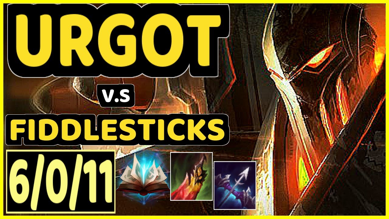BWIPO (URGOT) vs FIDDLESTICKS - 6/0/11 KDA TOP CHALLENGER GAMEPLAY ...
