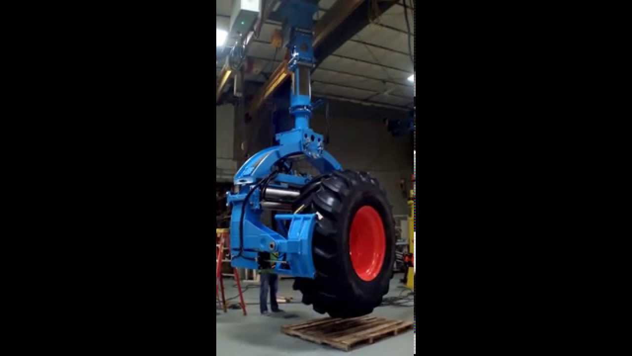 GCI Industrial Manipulators: Harvester Tires - YouTube