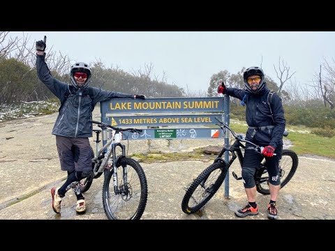 I rode Lake Mountain Cascades on my 40th Birthday - YouTube