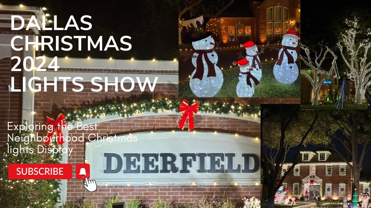 The Best Neighbourhood Christmas Lights Display in DeerField|Dallas ...