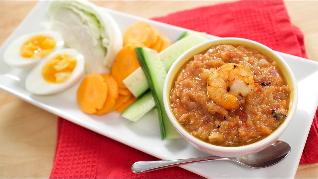 Spicy Shrimp Dip Recipe (Nam Prik Goong Sod) นำ้พริกกุ้งสด - Hot Thai ...