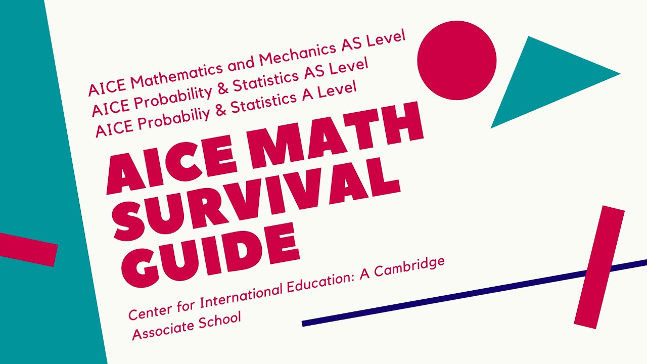 AICE Math Survival Guide YouTube AICE Math Survival Guide YouTube