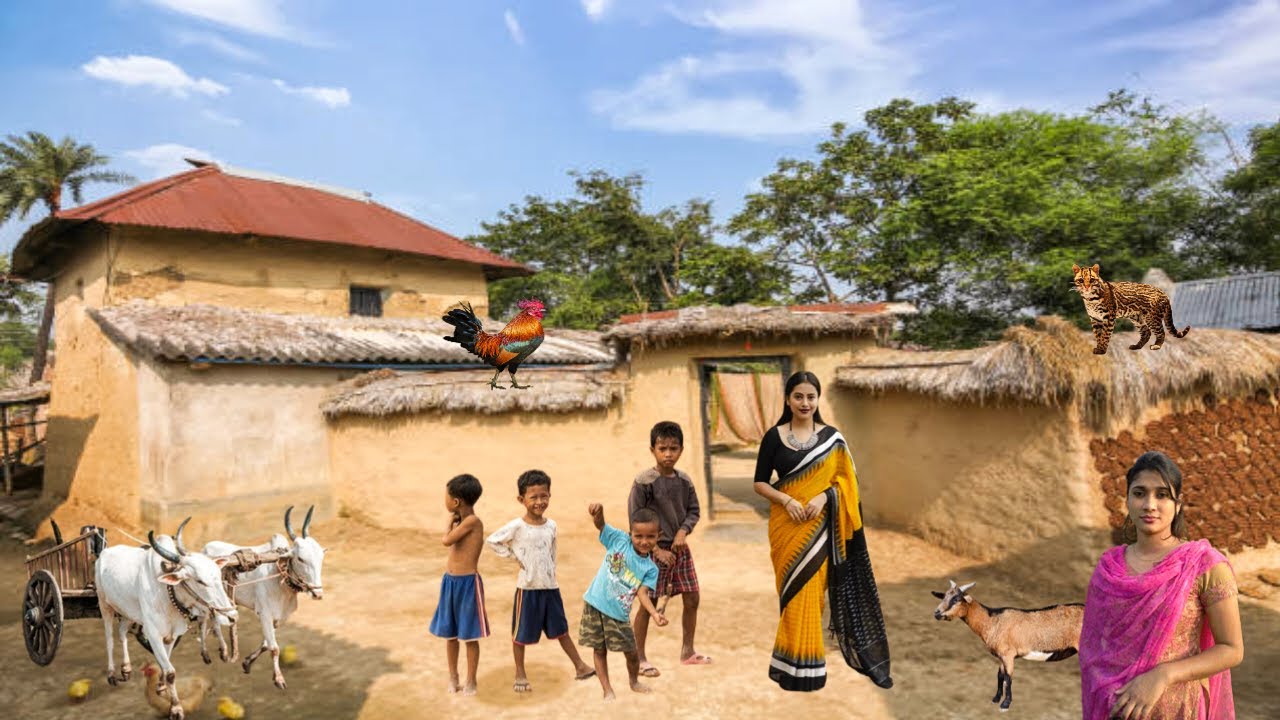Very Unique Woman Village Life India | Traditional Village Lifestyle ...