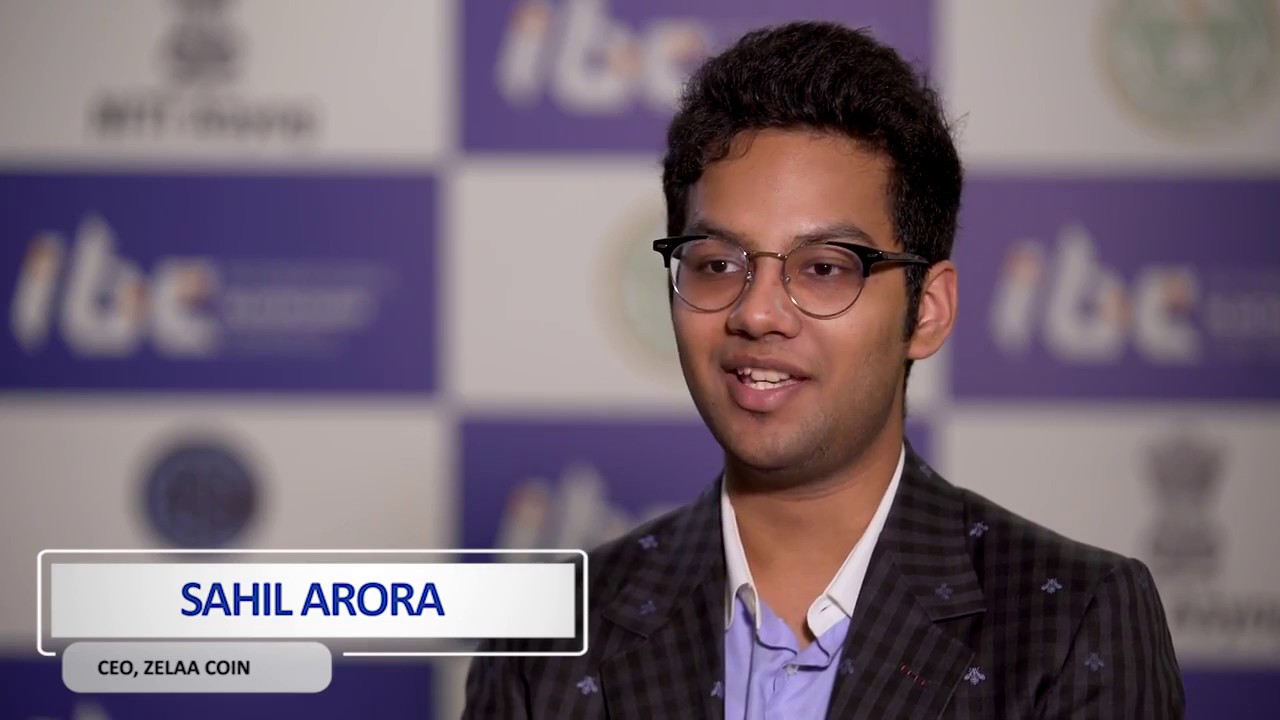 Sahil Arora CEO Zelaa Coin talks at IBC 2018 - YouTube