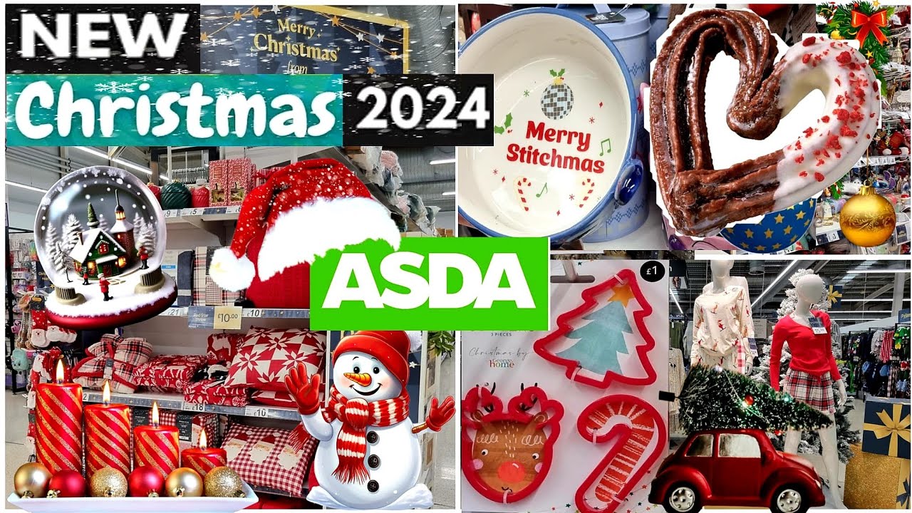 Asda Christmas Decor & Festive Food with Price 2024 | - YouTube