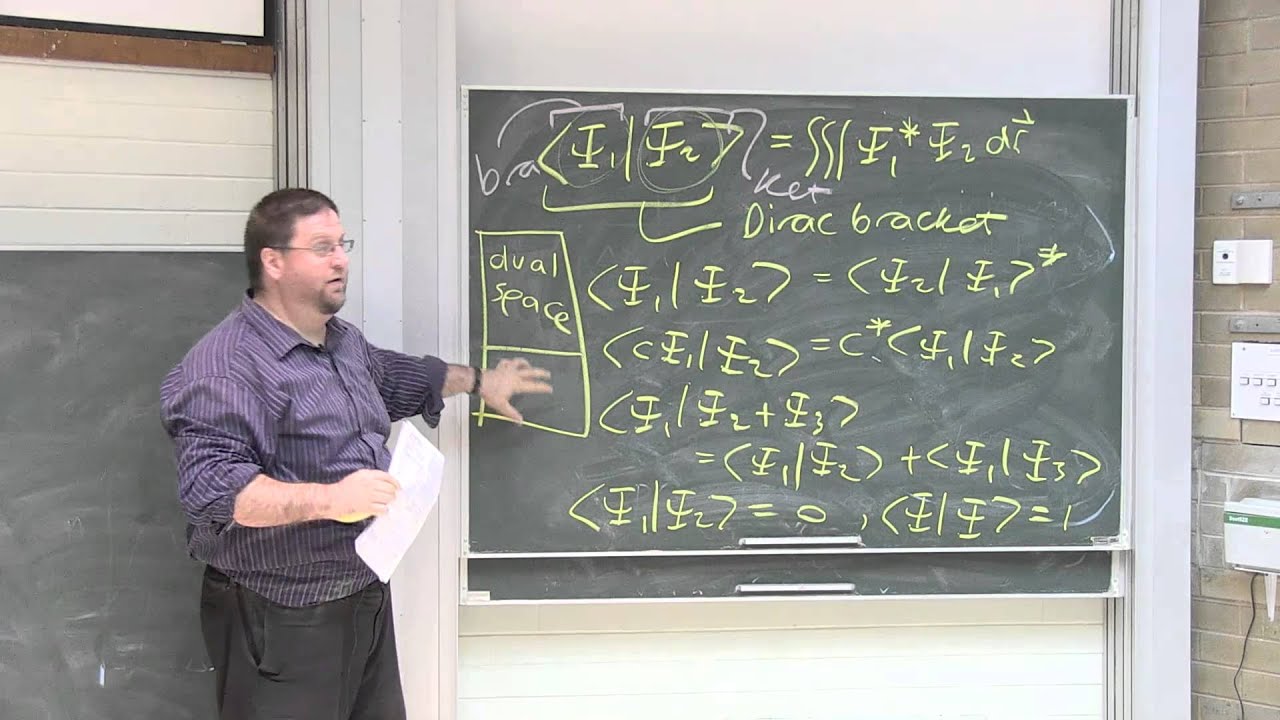 PHS3031 #07 Quantum Mechanics - David Paganin - YouTube
