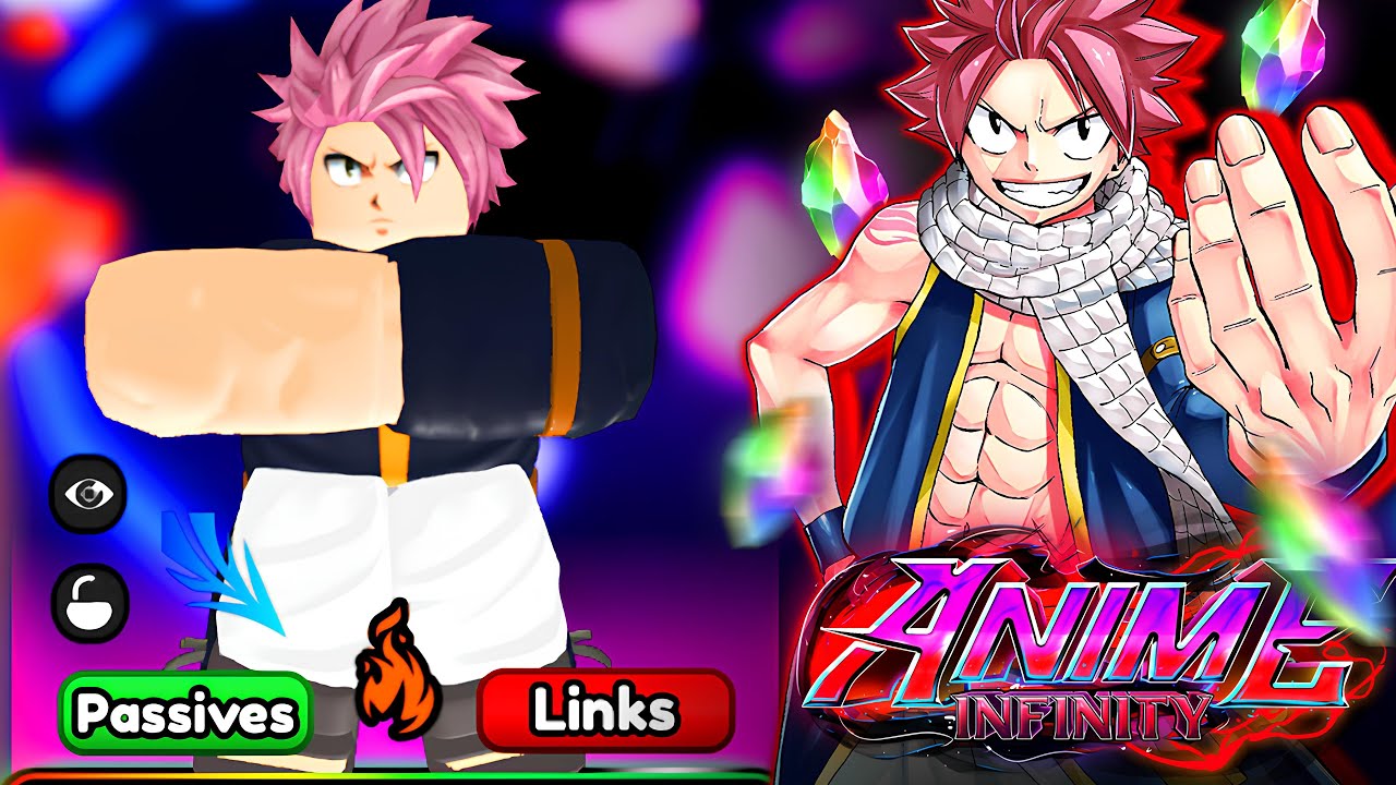 Mythic Natsu Showcase in *NEW* Anime Infinity Roblox - YouTube