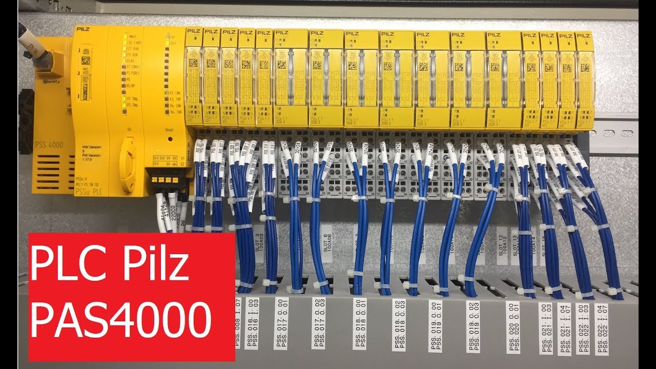 PAS4000 PLC Pilz - YouTube