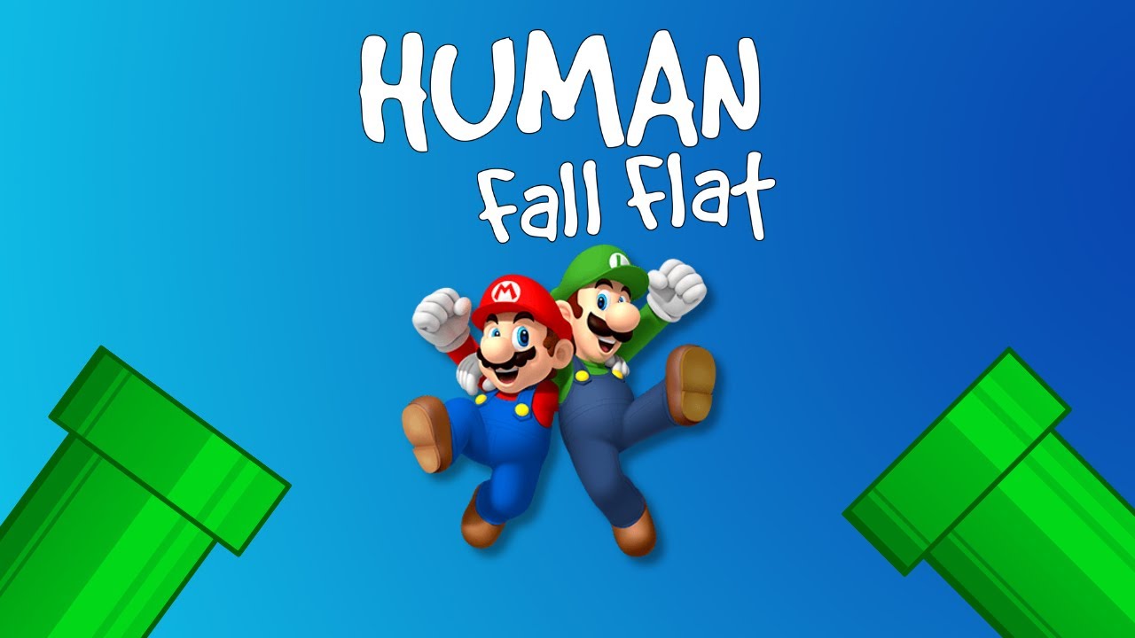 how to make mario and luigi in human fall FLAT - YouTube