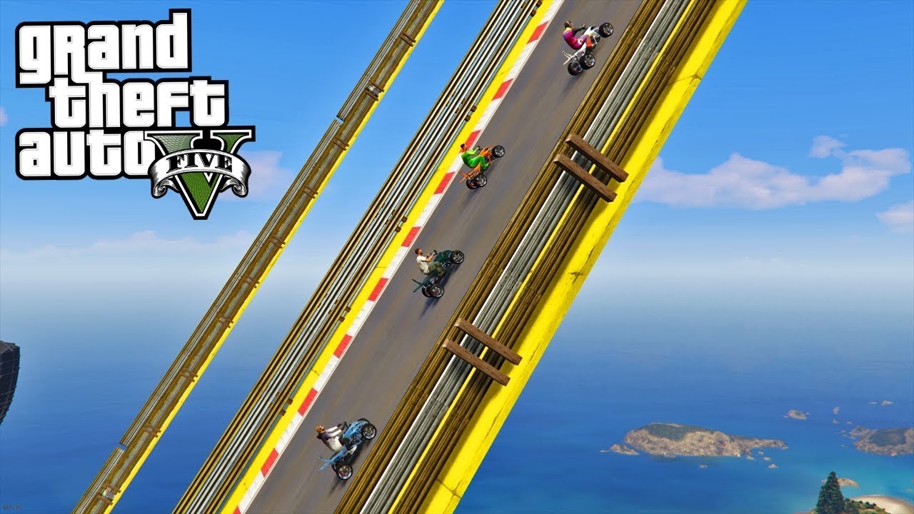 DE HELLING IS TE STEIL VAN DEZE MARIO KART BAAN - GTA V - YouTube