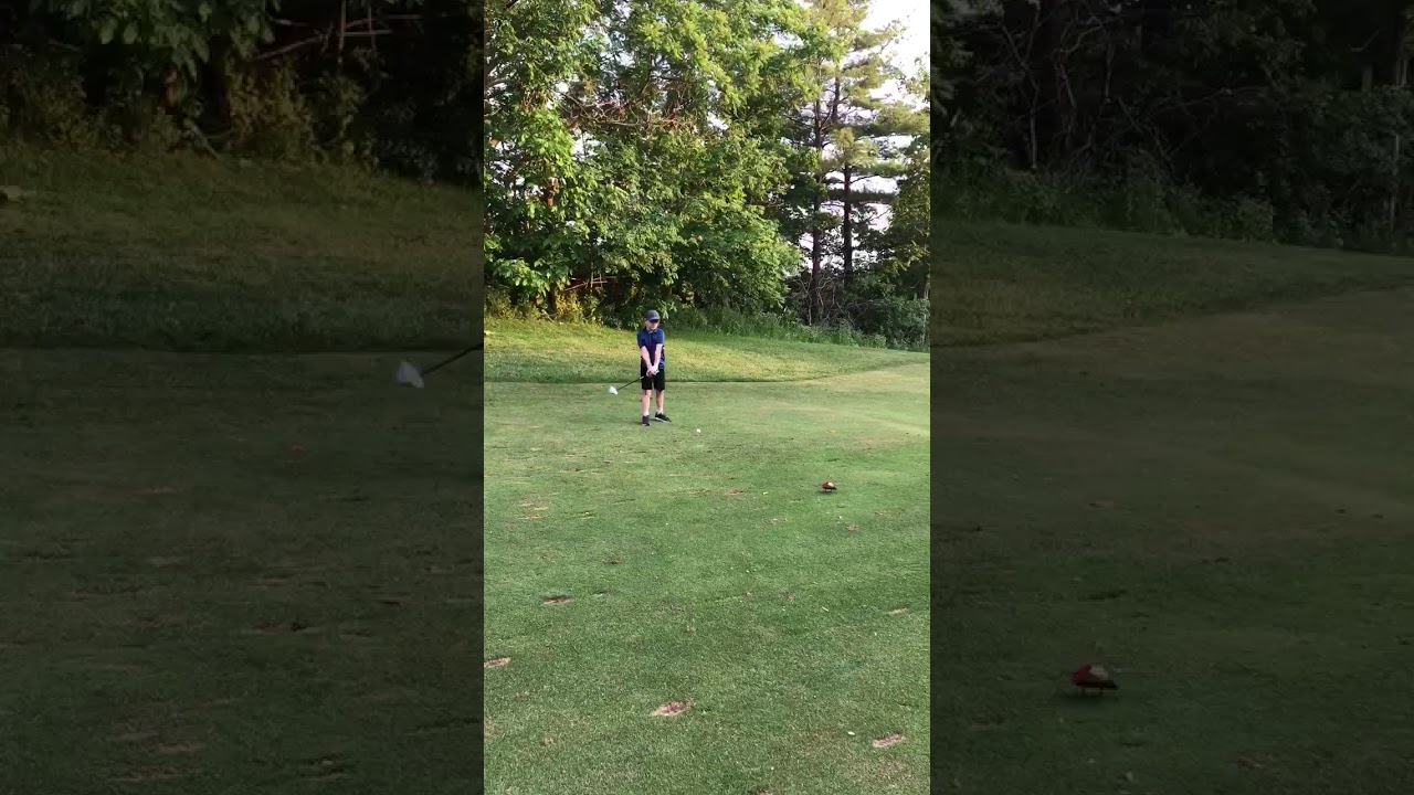 Colton Driving a golf ball - YouTube