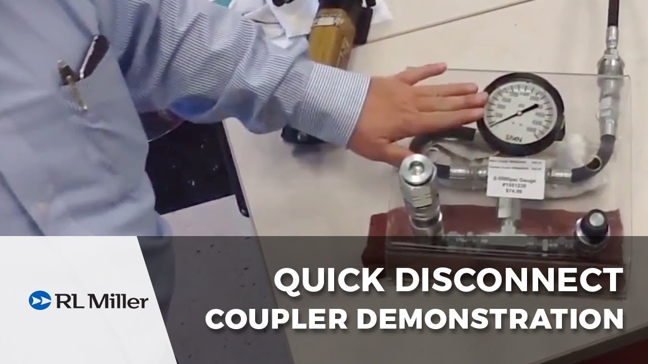 Quick Disconnect Coupler Demonstration - YouTube