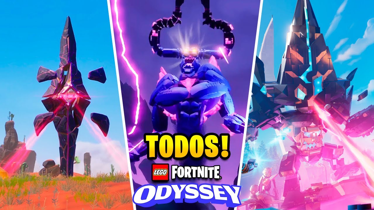 Todos os BOSSES do LEGO Fortnite Odyssey – Guia Completo - YouTube