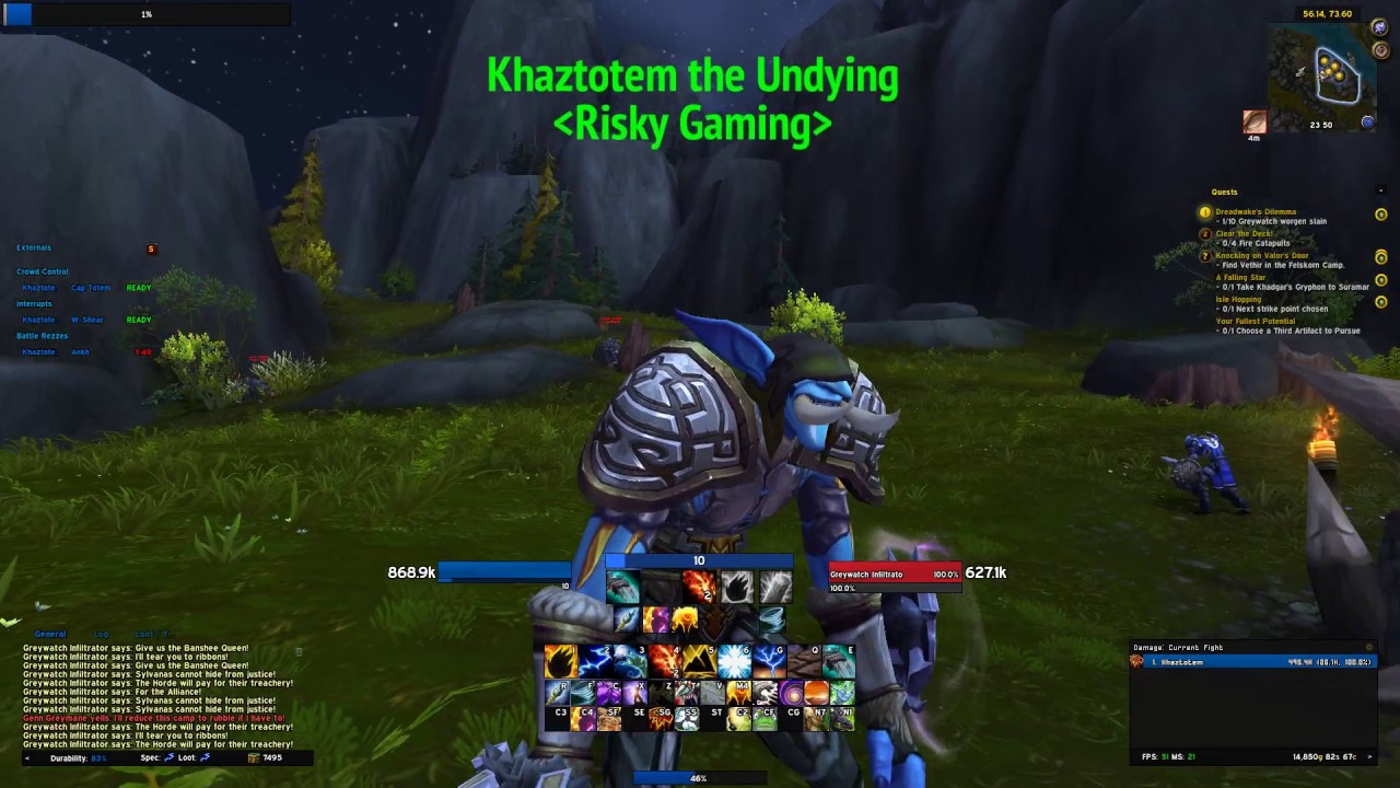 Gilneas Brigade's most enthusiastic soldier - YouTube