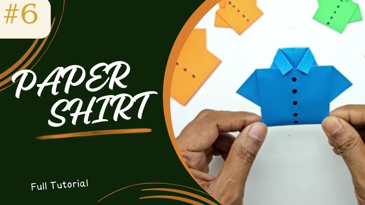 How to Make Paper Shirt | Paper Shirt | Paper Art | Paper Craft - YouTube