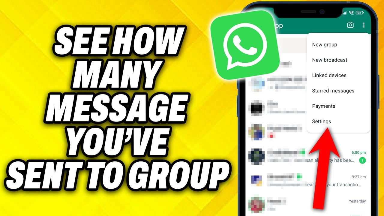 How To See How Many Message You’ve Sent to Group on WhatsApp 2025 - YouTube