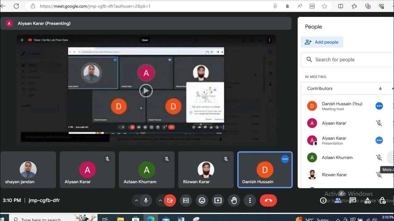 Class 2 Sprite Lab- Algorithms and Sequencing - YouTube