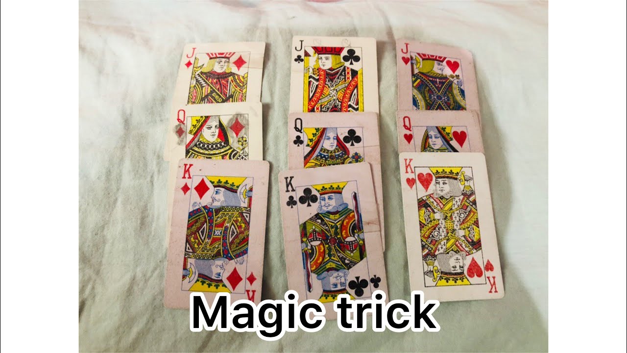 Jack king queen magic trick how to do - YouTube
