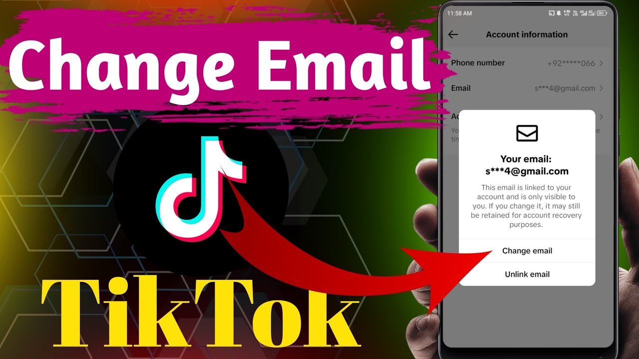 How to Change Email on TikTok | How to change email address on TikTok 2025 Hindi easy tutorial ...