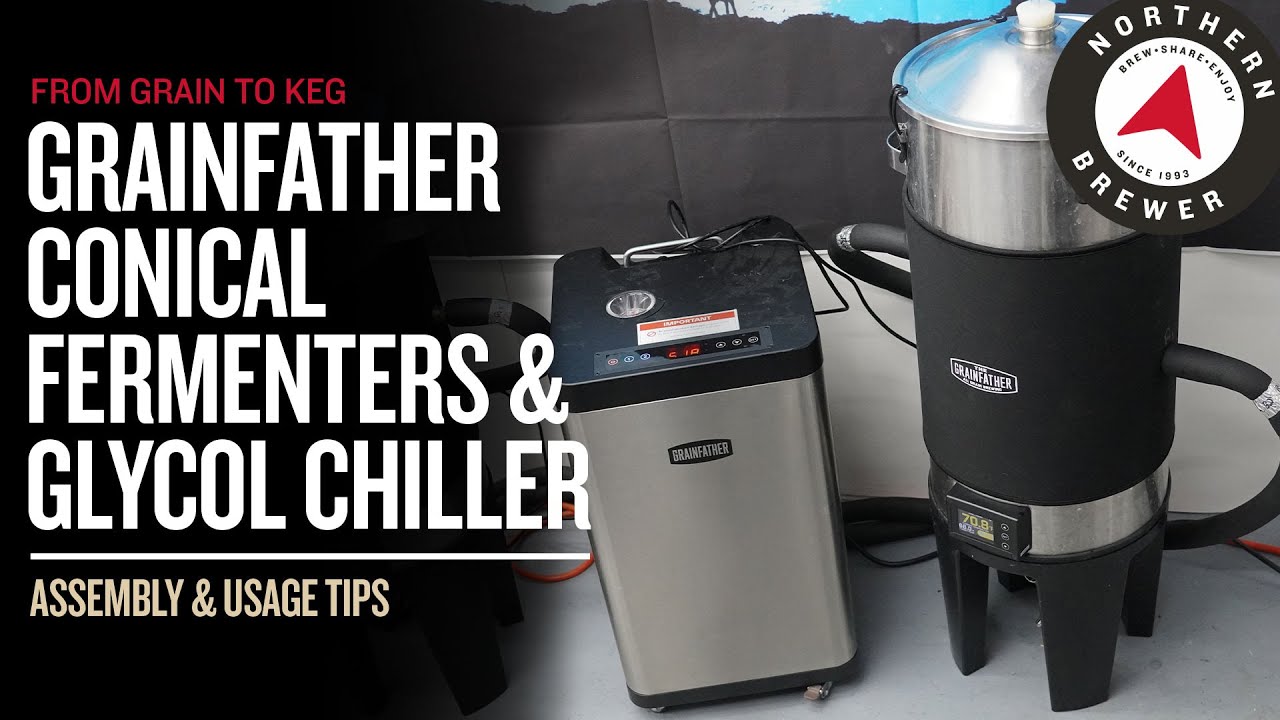 Ultimate Grainfather Setup! Conical Fermenters & Glycol Chiller - YouTube