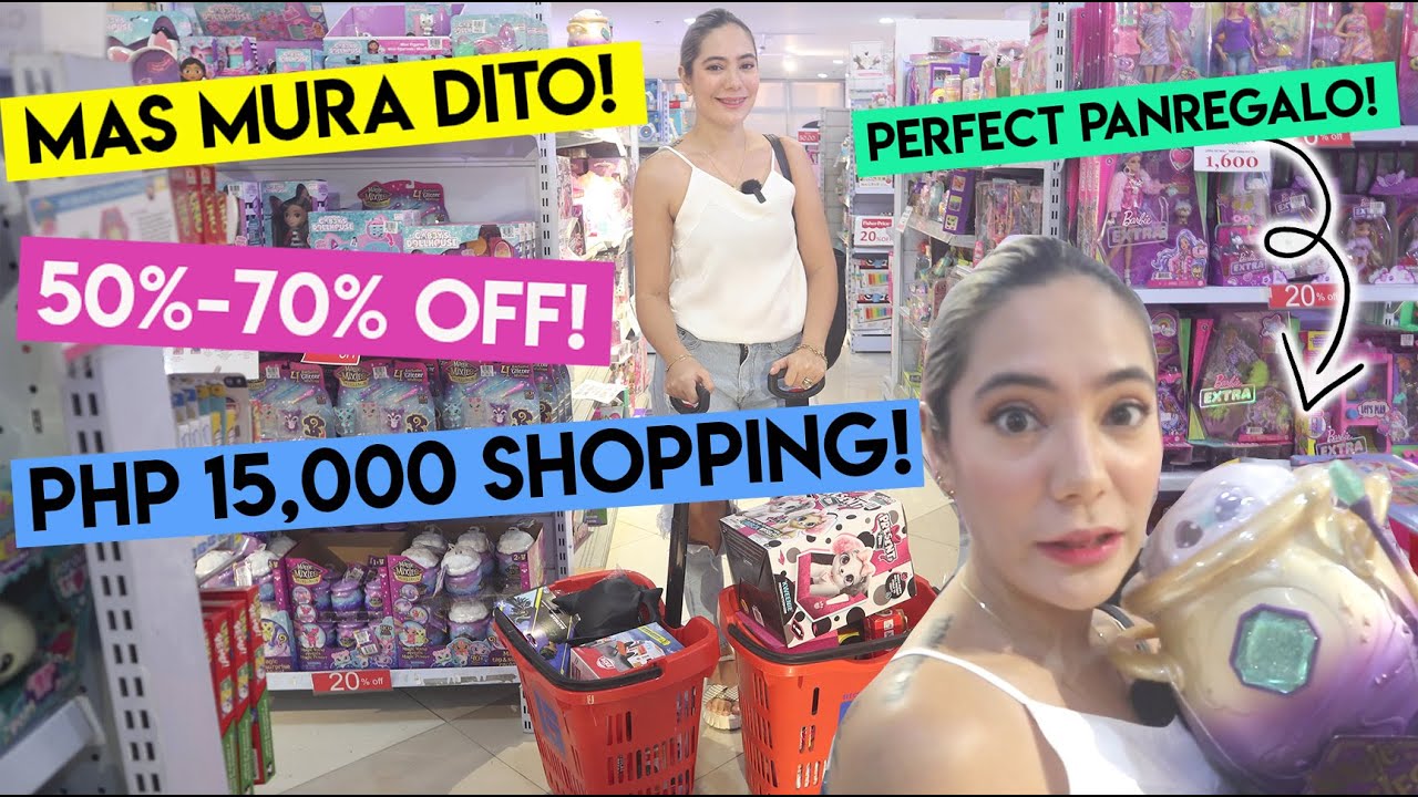 BILIHAN NG MGA MURANG LARUAN AT REGALO! ANDAMI KONG NAPAMILI! | Nina ...