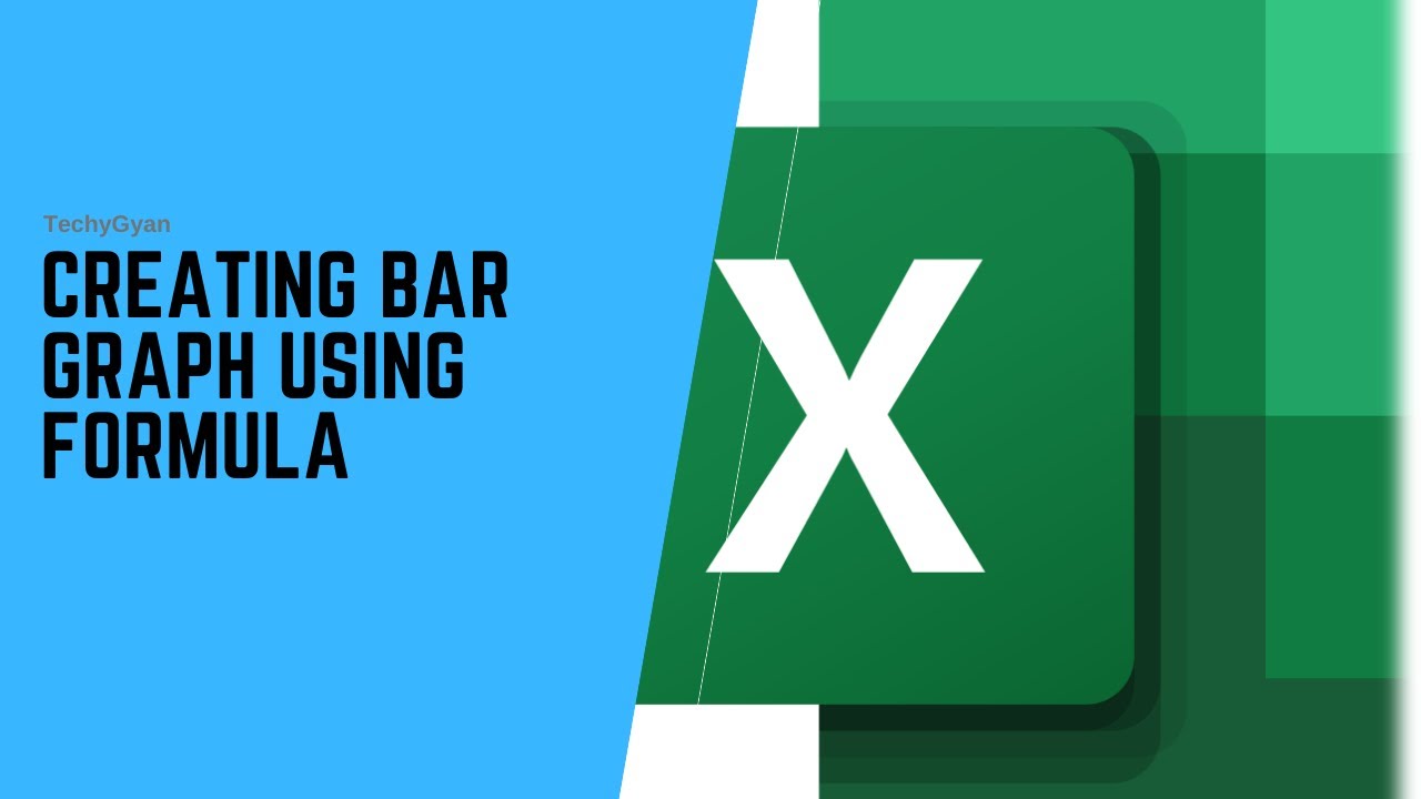 Creating Bar Graph Using Formula- Excel 2016 - YouTube