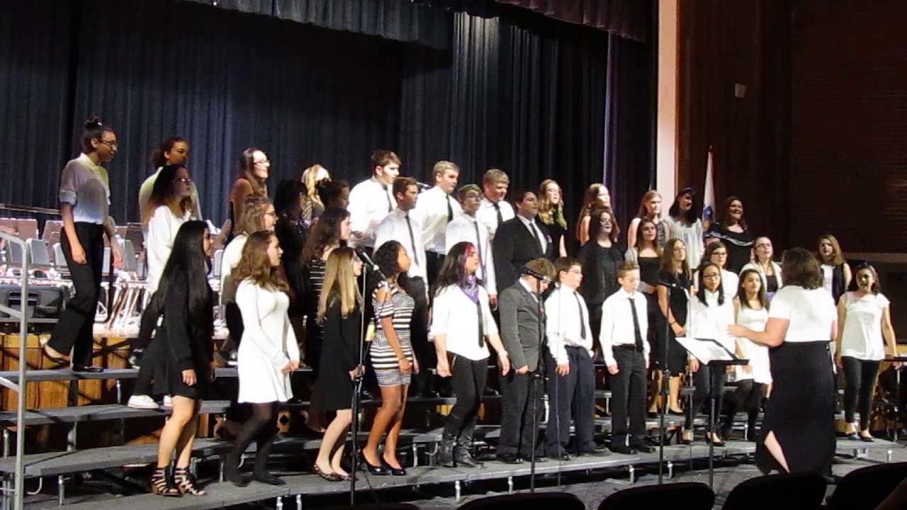 Whitcomb Middle School 8th Grade Chorus, Spring Concert 2017 - YouTube