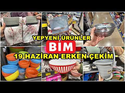BİME GELDİ HEMEN ALDIK💃BİM 19 HAZİRAN 2026 CUMA💃/GERÇEK İLK VE TEK ERKEN ÇEKİM❗️/YEPYENİ ÜRÜNLER/