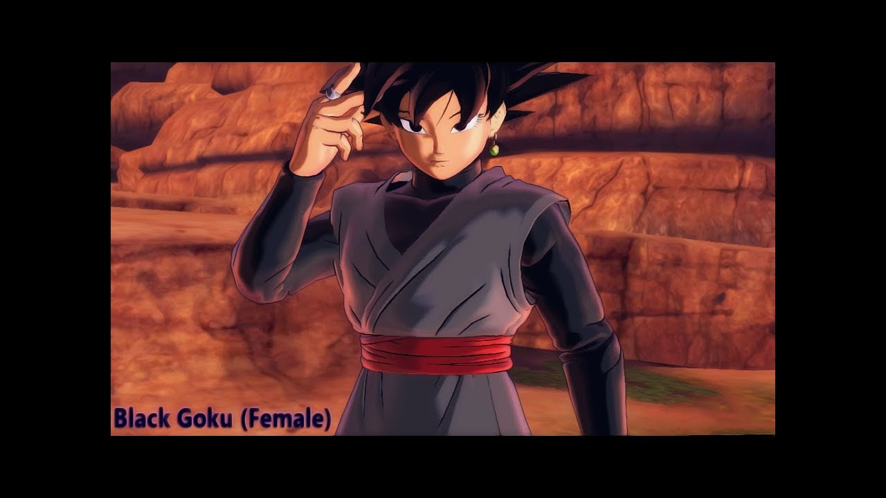 Dragon Ball Xenoverse 2 Mod Showcase Black Goku (Female) (V1.09) - YouTube