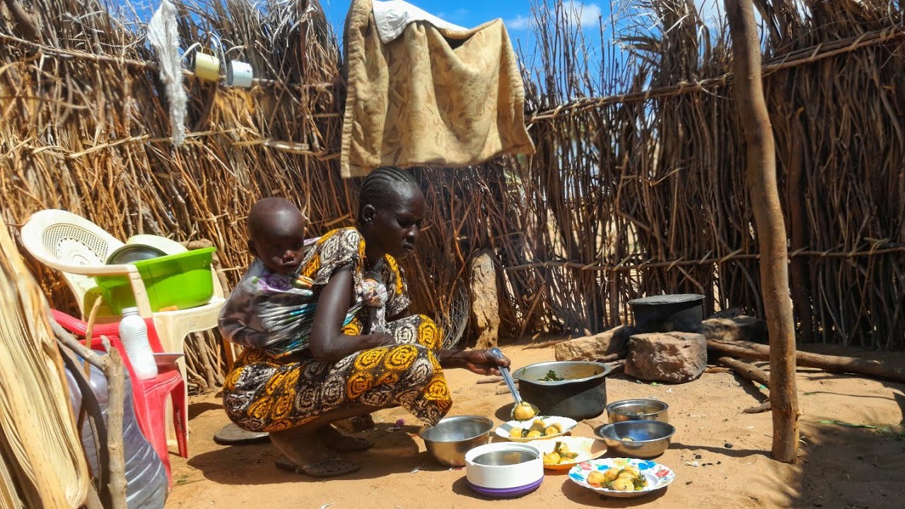 Cooking most special Turkana Food//African village life - YouTube