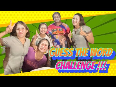 GUESS THE WORD CHALLENGE!!! SOBRANG LAPTRIP TO!!! - YouTube