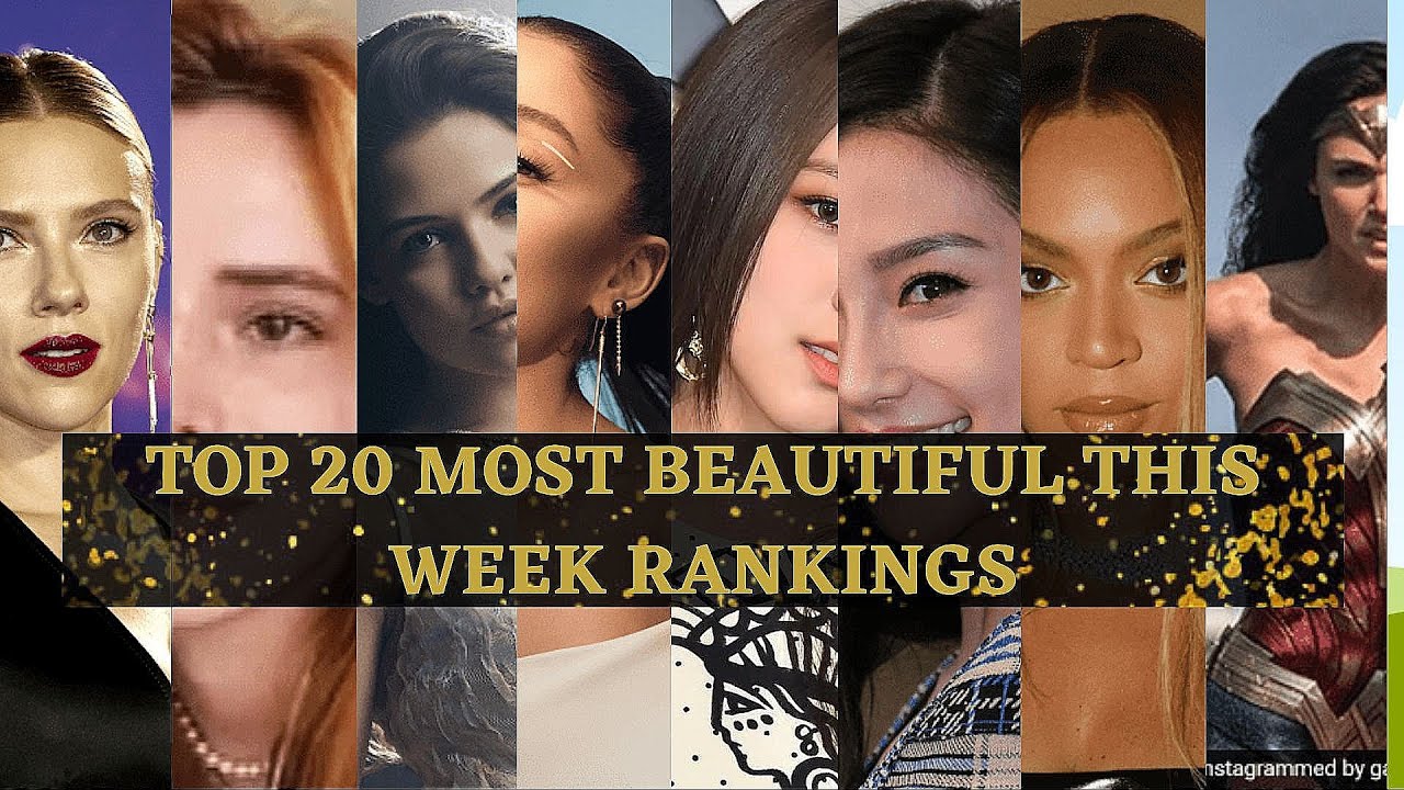[Official] THE TOP 20 MOST BEAUTIFUL FACES THIS WEEK - YouTube