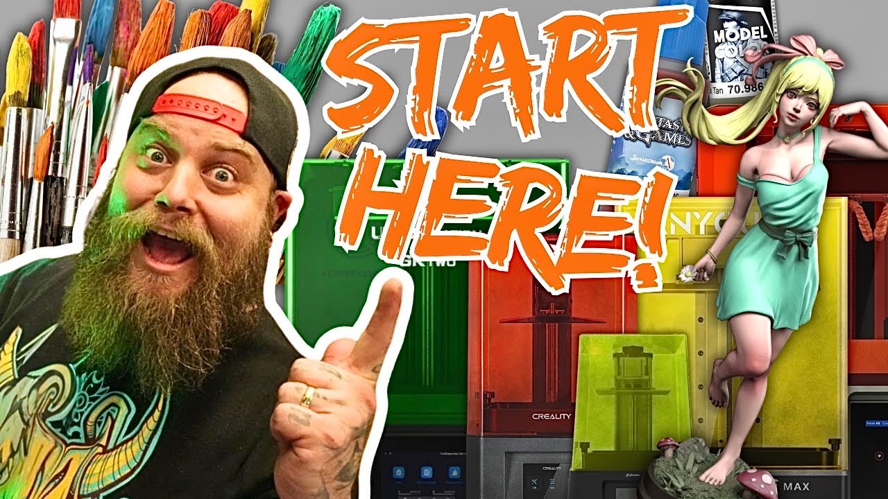 Getting Started With 3D Printing and Painting - YouTube