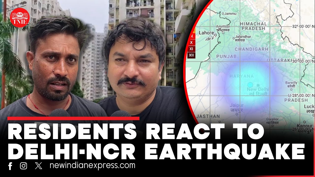 Earthquake of 4.4 magnitude hits Delhi-NCR, epicenter in Haryana - YouTube