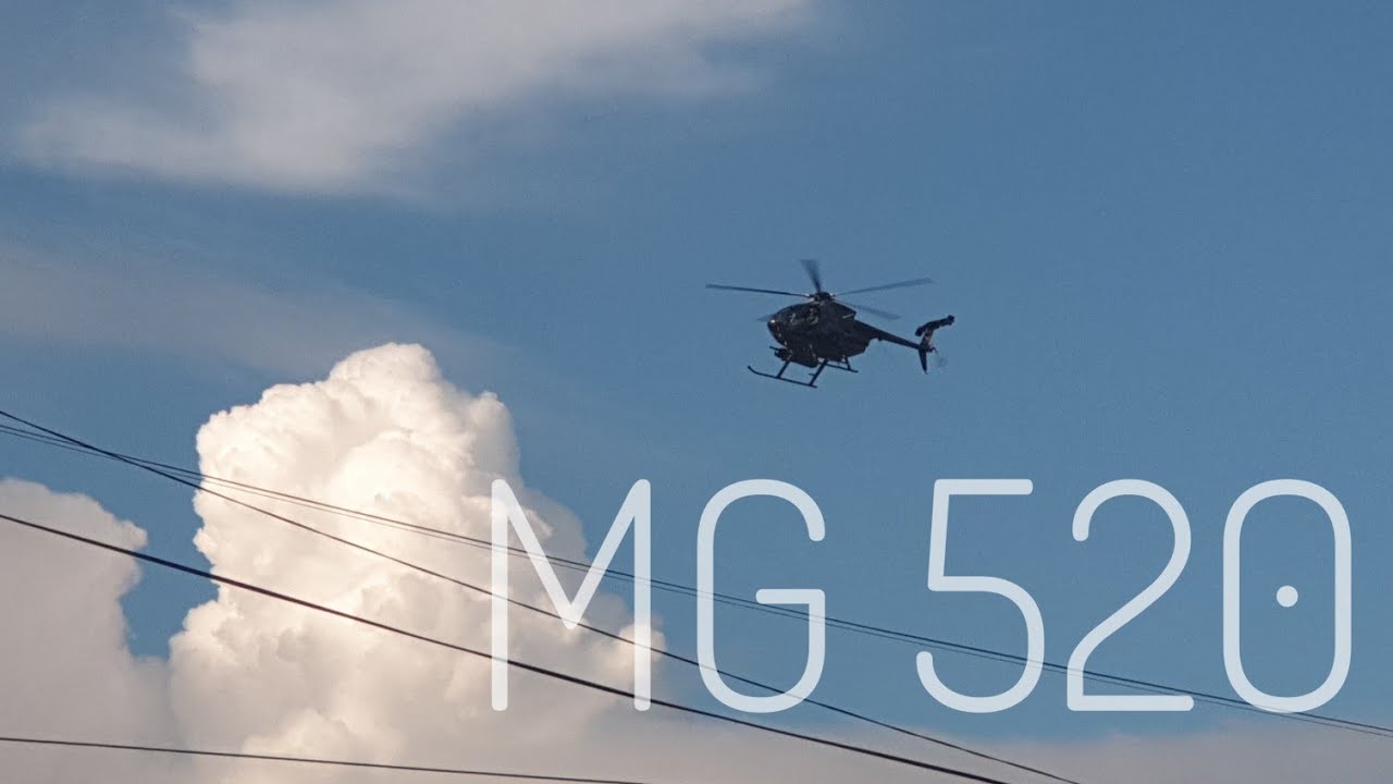 MG 520 Attack Helicopter Spotted in Zamboanga Airport - YouTube