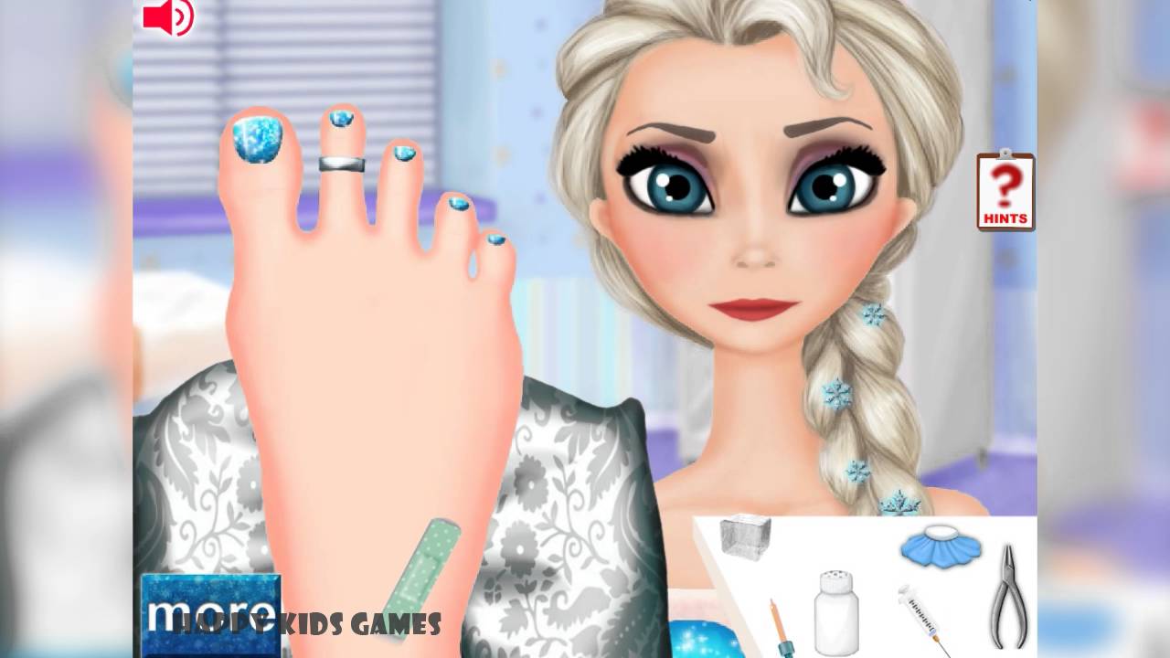 DISNEY FROZEN GAME: Elsa Foot Doctor - YouTube