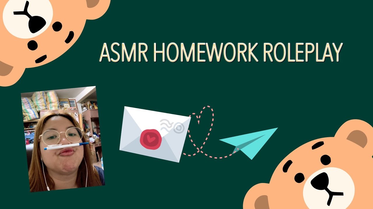 ASMR Doing Homework Roleplay ( มาทำการบ้านกันนนนน ) - YouTube