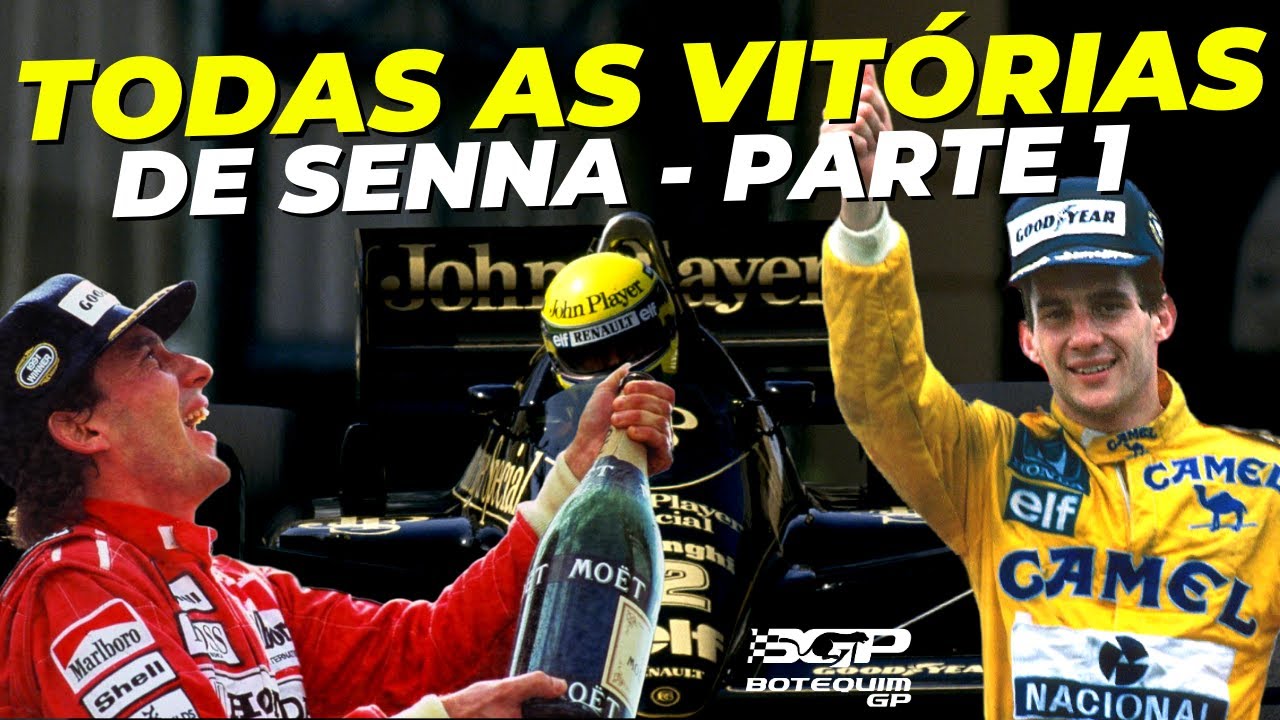 AS 41 VITÓRIAS DE SENNA - PARTE 1 (de 1 a 20) - YouTube