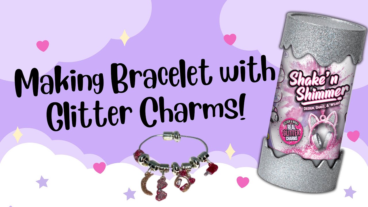 DIY Glitter Bracelet | Unboxing Shake n Shimmer - YouTube