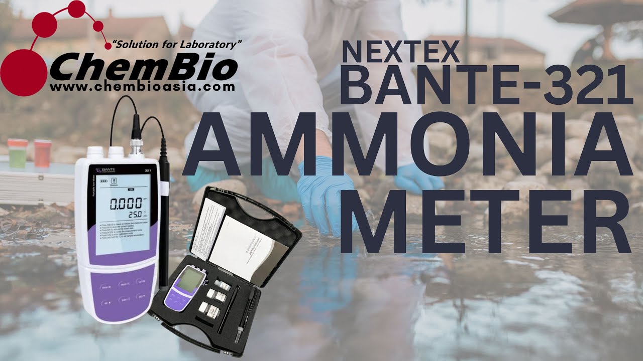 Nextex - Bante 321 - Ammonia Meter (Ion Meter Model) - YouTube