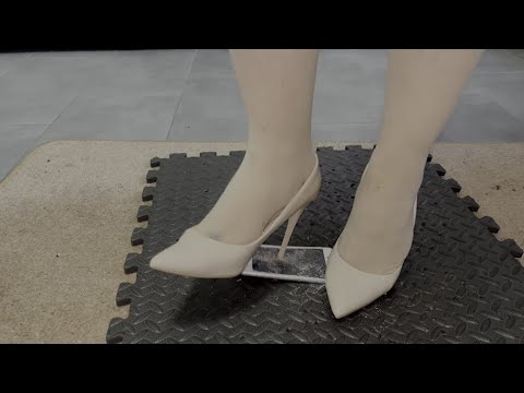 ASMR heels crush mobile phone from fan #heels #crushboots #heelscrush #crushheels #crush #boots