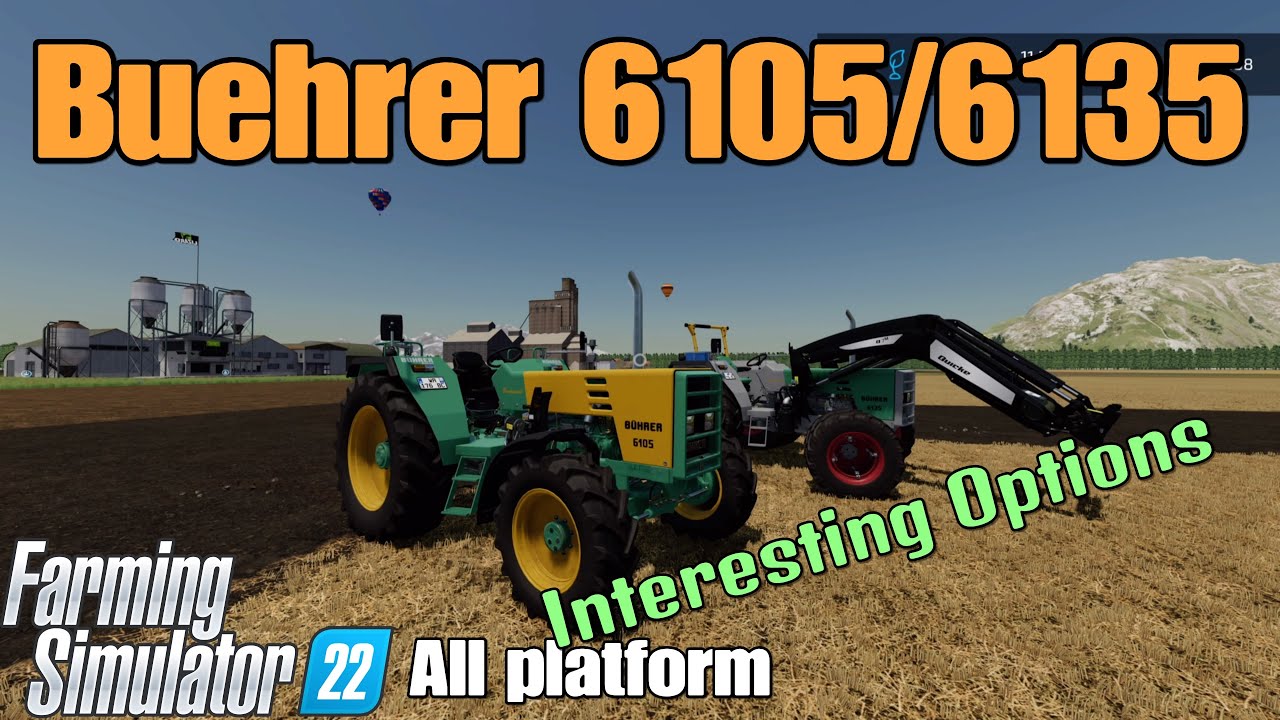 Buehrer 6105/6135 / FS22 mod for all platforms - YouTube