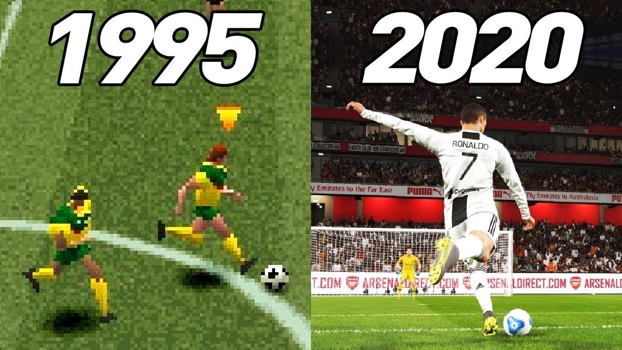 History Of PES - All Games ( 1995 to 2020 ) - YouTube