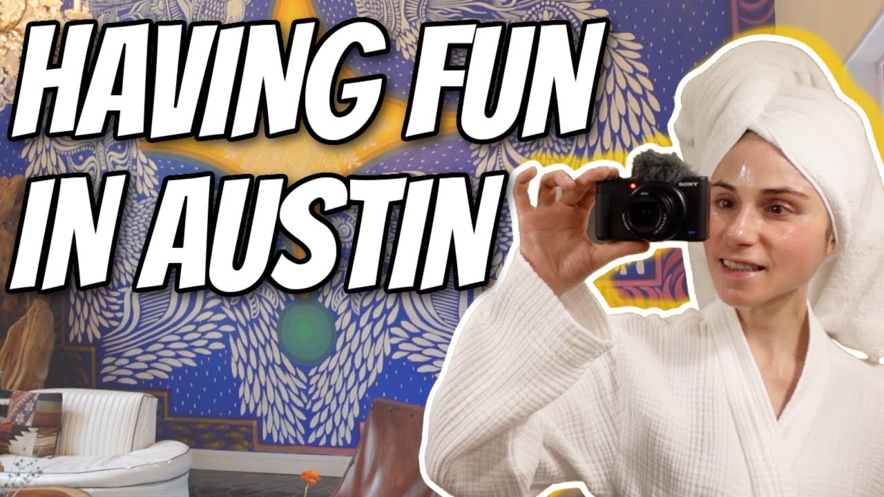 HAVING FUN IN AUSTIN 😎 FANCY HOTEL & DINNER 🍴DRUNK ELEPHANT MIRACLE ...