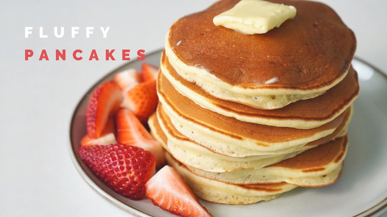 The Easiest Fluffy Pancake Recipe - YouTube
