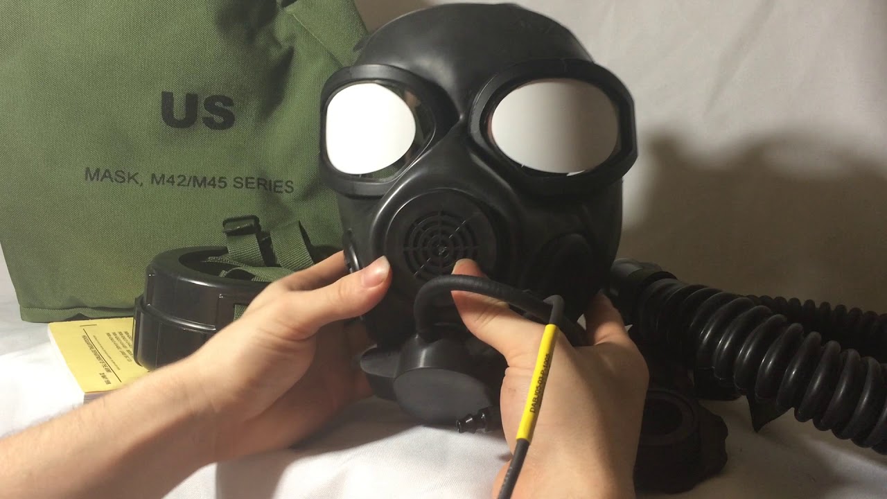 U.S. M45 Air Warrior Gas Mask Review - YouTube
